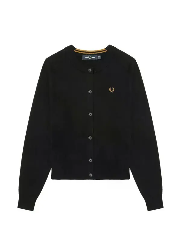 Fred Perry Logo-embroidered Cardigan