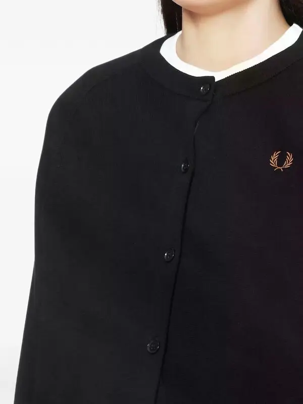 Fred Perry Logo-embroidered Cardigan