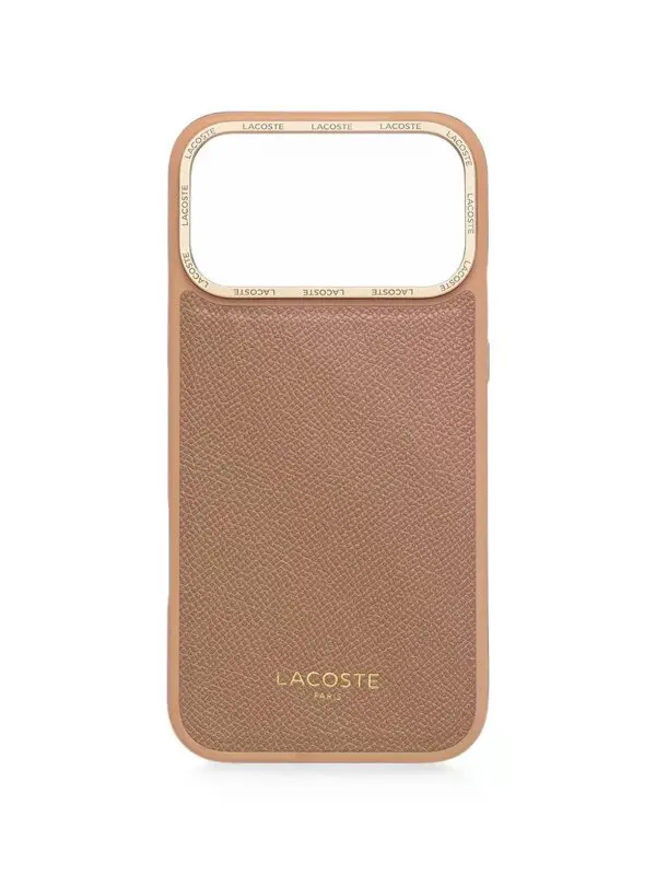 Lacoste Logo-print Pebbled Iphone Case