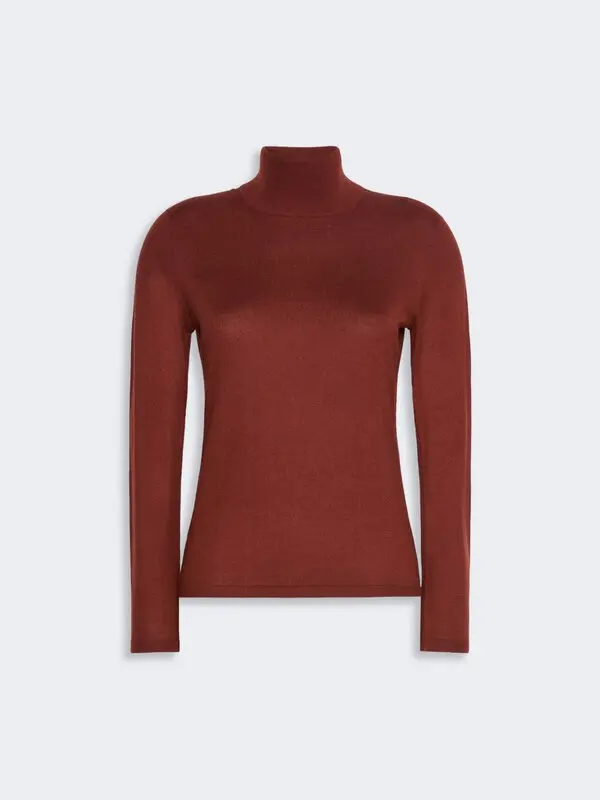 Max Mara Cashmere Yarn Polo-neck Sweater