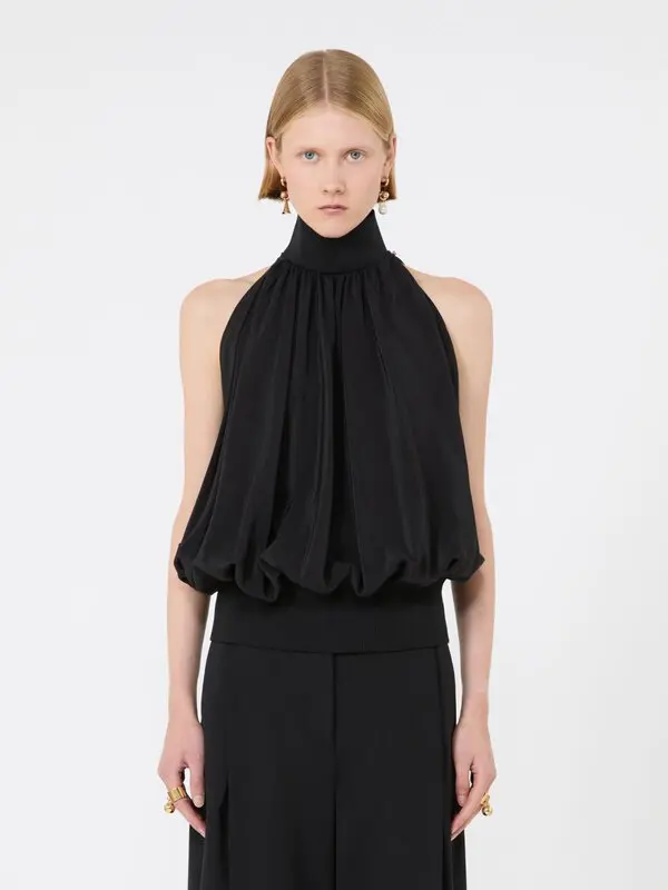 Max Mara Sleeveless Pure Silk Top