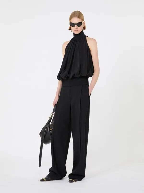 Max Mara Sleeveless Pure Silk Top