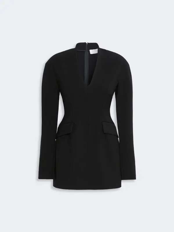 Max Mara Stretch Viscose-blend Hourglass Dress