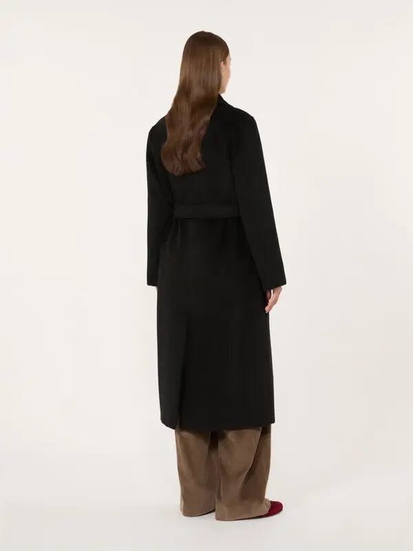 Max Mara Wool And Alpaca Teddy Long Coat