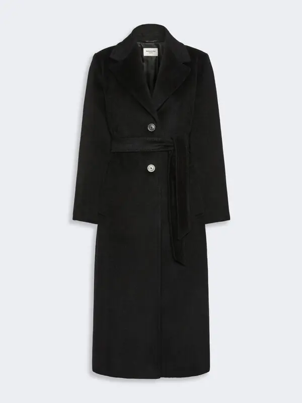 Max Mara Wool And Alpaca Teddy Long Coat