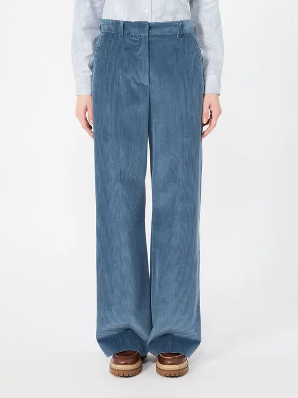 Max Mara Cotton Velvet Trousers