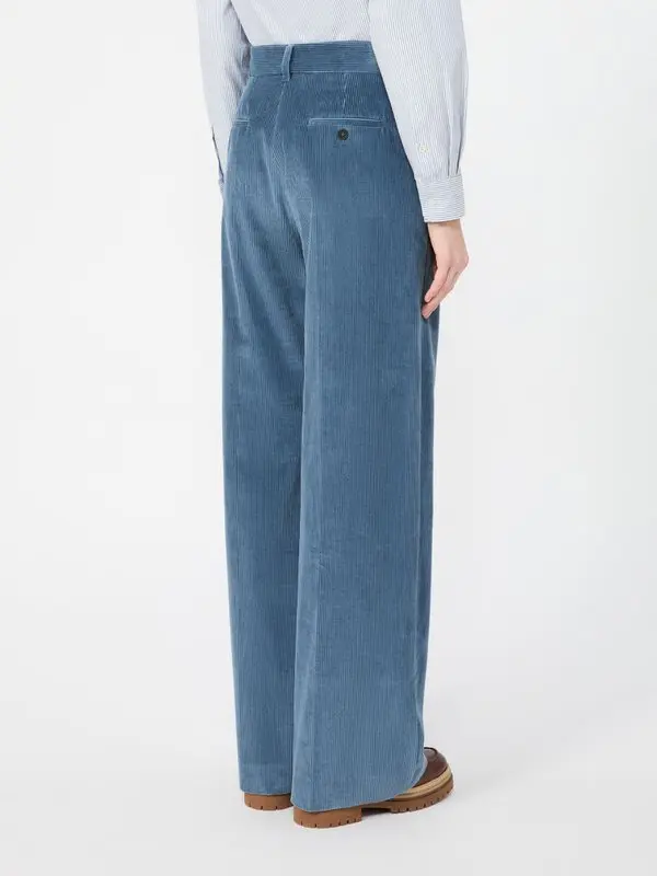 Max Mara Cotton Velvet Trousers