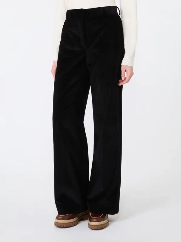 Max Mara Cotton Velvet Trousers