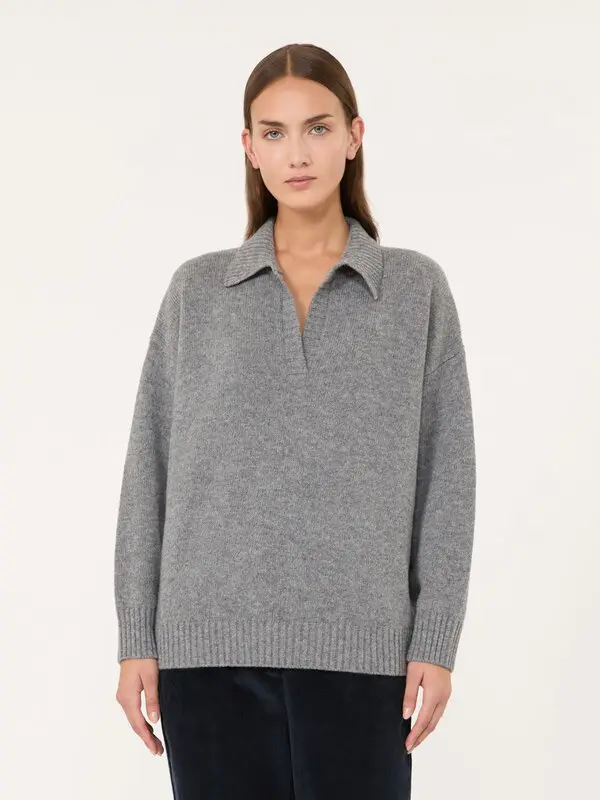 Max Mara Wool Yarn Polo Shirt