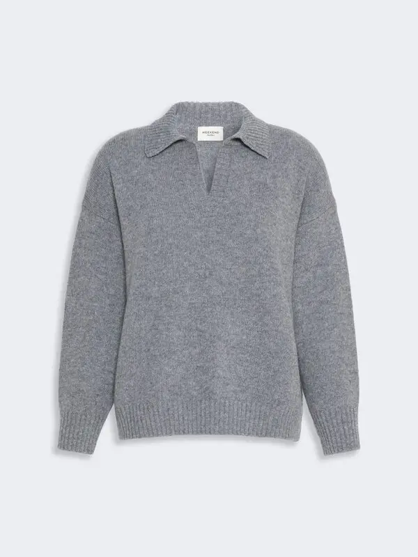 Max Mara Wool Yarn Polo Shirt