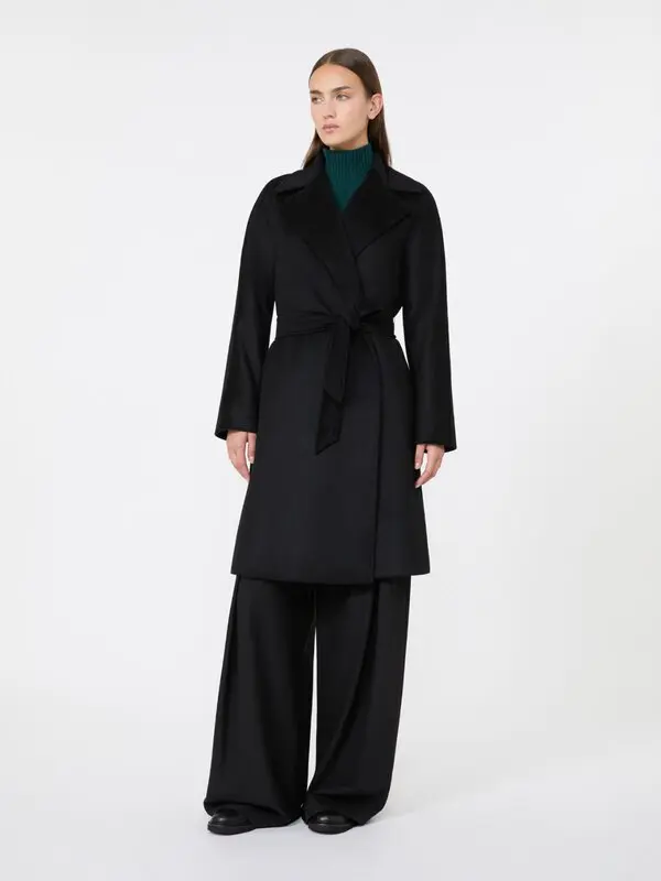 Max Mara Wool Broadcloth Robe Coat