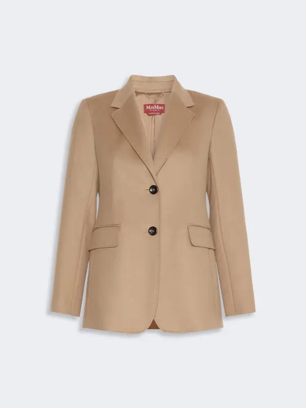 Max Mara Single-breasted Wool Broadcloth Blazer