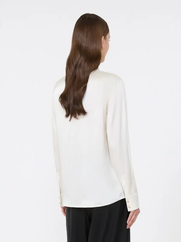 Max Mara Mannish Satin Shirt