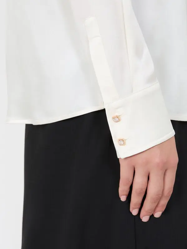 Max Mara Mannish Satin Shirt