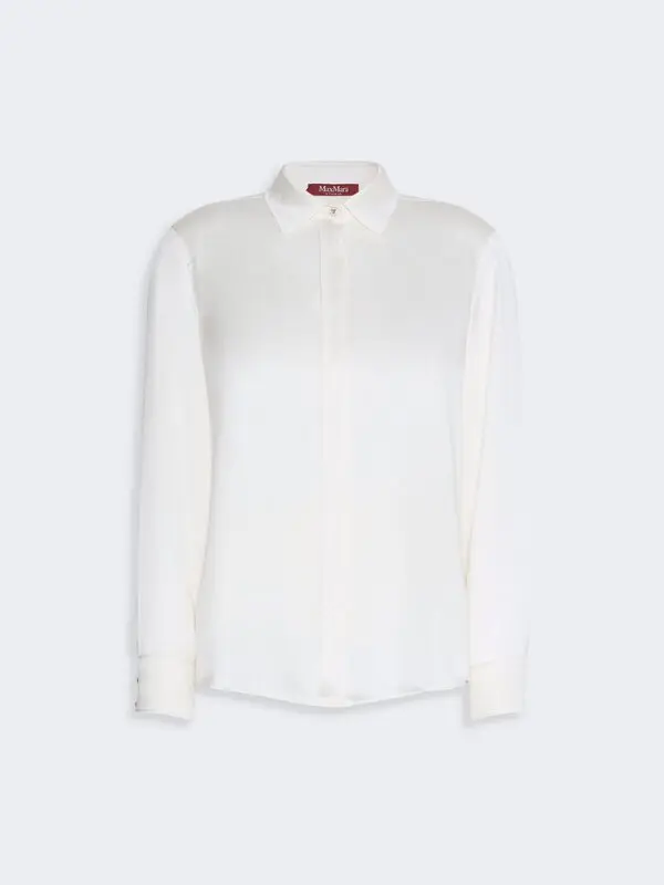 Max Mara Mannish Satin Shirt
