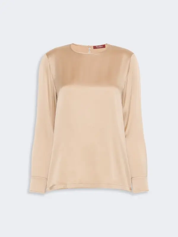 Max Mara Silk Satin Blouse