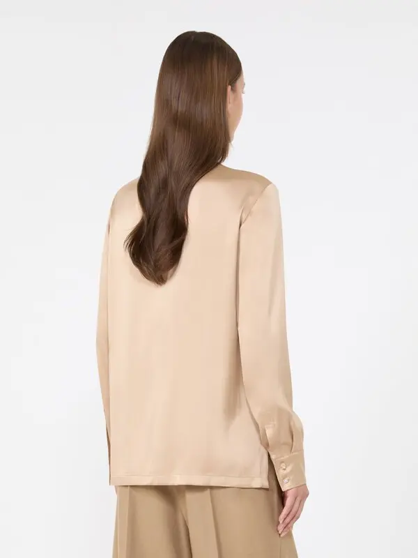 Max Mara Silk Satin Blouse