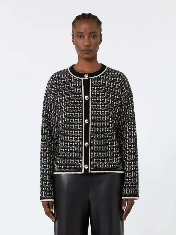 Max Mara Wool And Cashmere Boxy Cardigan
