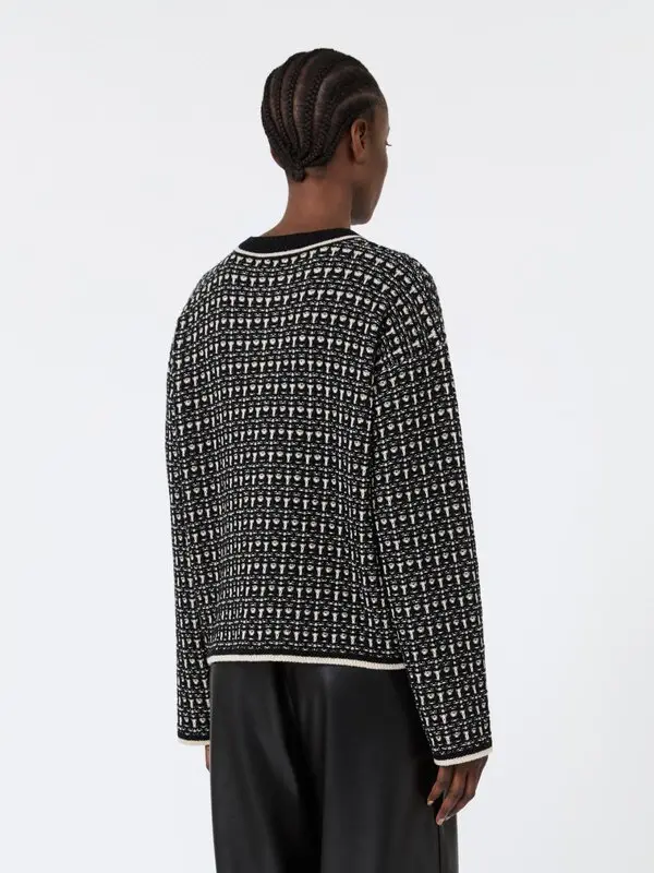 Max Mara Wool And Cashmere Boxy Cardigan