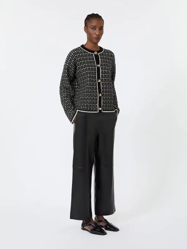 Max Mara Wool And Cashmere Boxy Cardigan