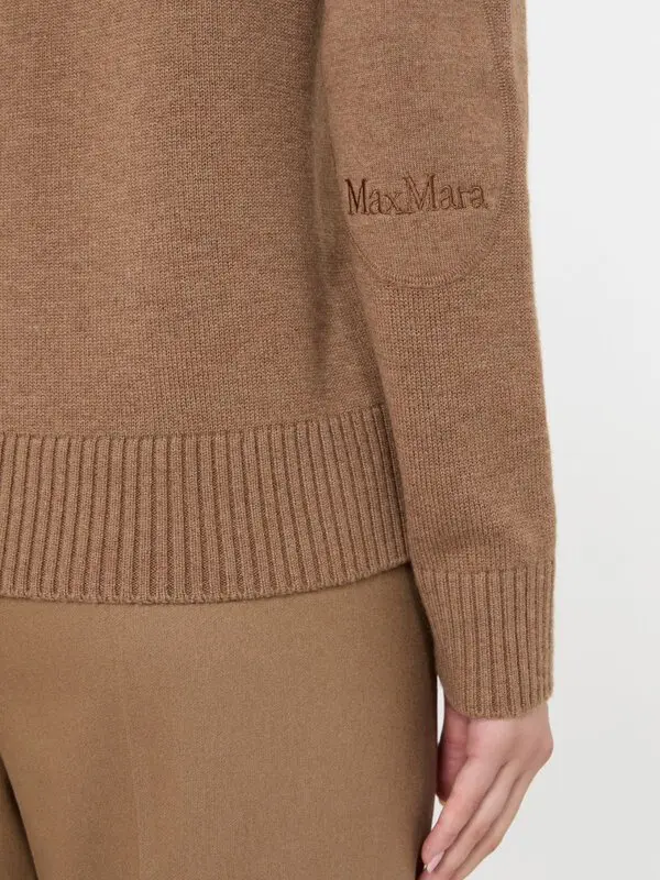 Max Mara Mannish Wool Yarn Cardigan