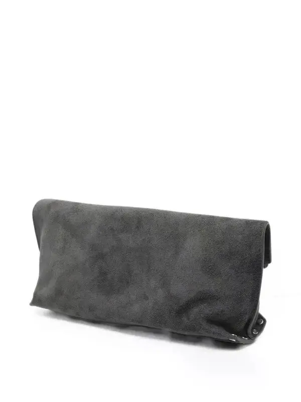 A.p.c. Suede Zip-top Clutch Bag