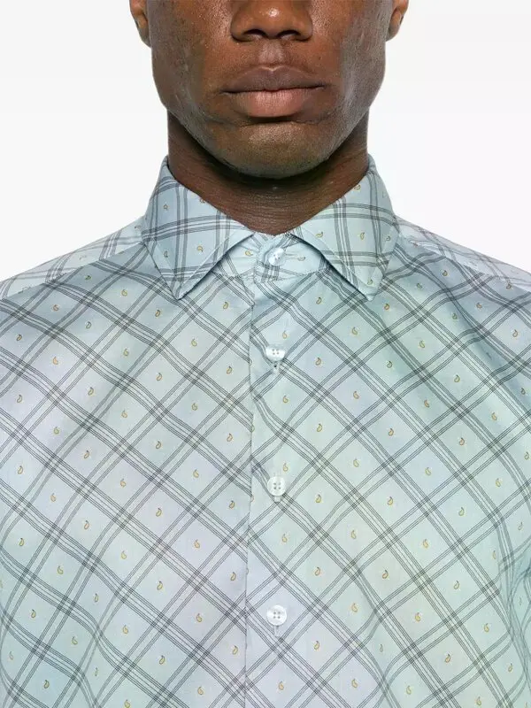 Etro Roma Paisley-print Shirt - Blue