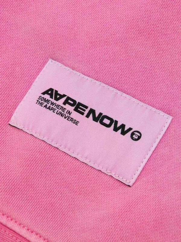 AAPE BY *A BATHING APE Aapenow Moonface Logo-patch Sweatshirt