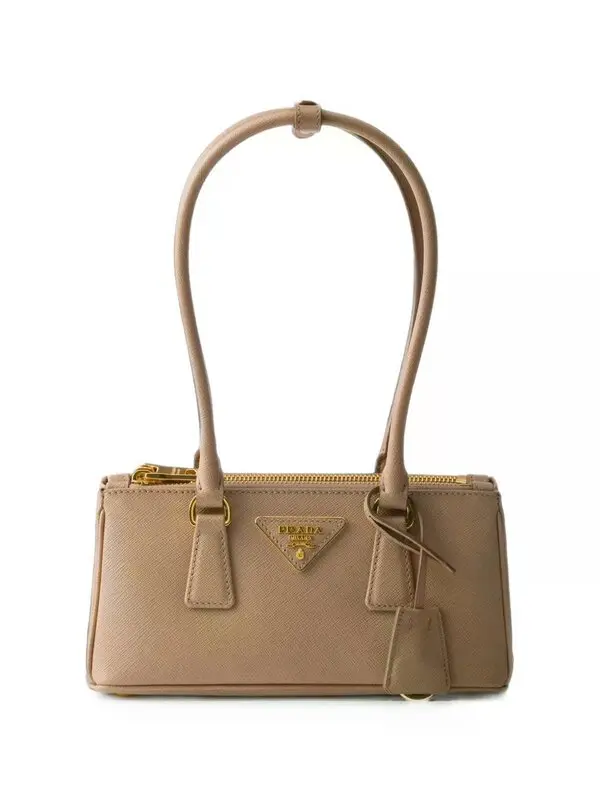 Prada Galleria Saffiano-leather Mini-bag - Neutrals