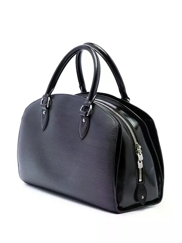 LOUIS VUITTON 2000-2026 Epi Pont Neuf Pm Handbag - Black