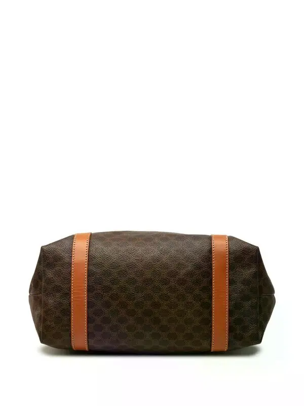 Celine 20th Century Macadam Coated Canvas Tote Bag