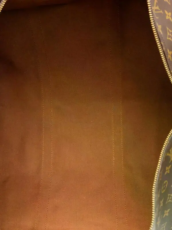 LOUIS VUITTON 1990-2010 Monogram Keepall 60 Travel Bag - Brown