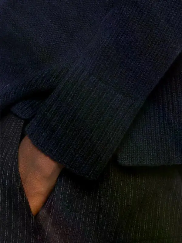 BASE MILANO Ribbed-trim Crew-neck Sweater