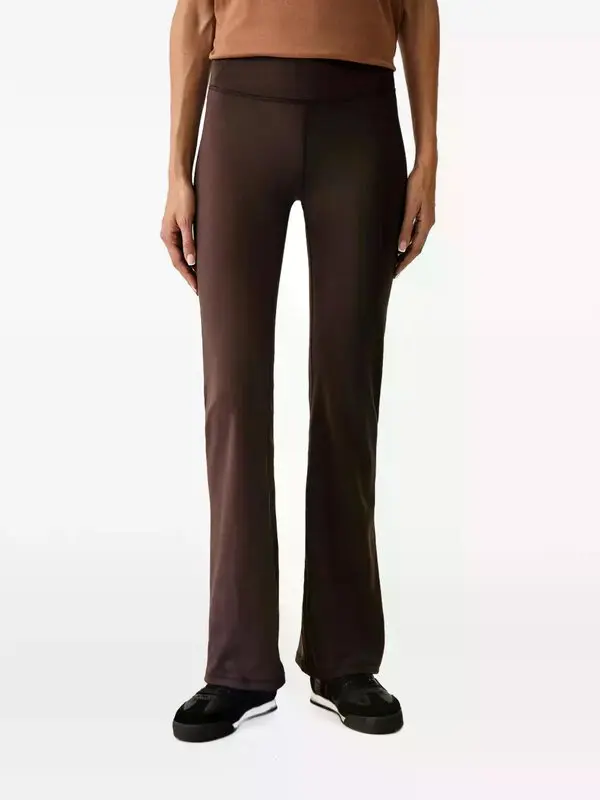 Dkny Logo-print Flared Trousers
