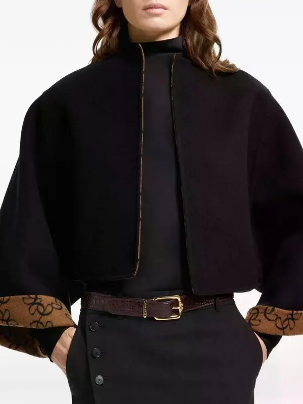 Elie Saab Reversible Monogram-pattern Jacket