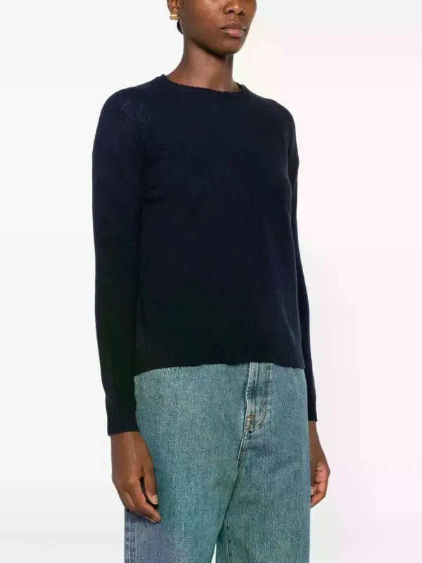 BASE MILANO Raglan-sleeve Crew-neck Sweater
