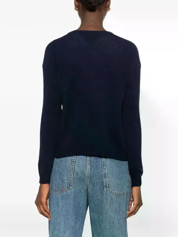 BASE MILANO Raglan-sleeve Crew-neck Sweater