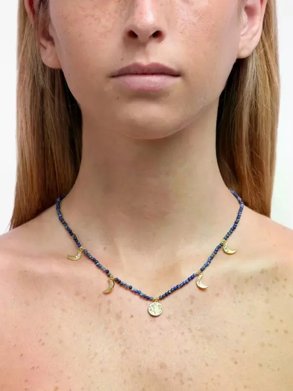 ESHVI Star Moon Charm Necklace