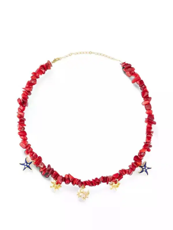 ESHVI Coral Sea Animal Charm Necklace