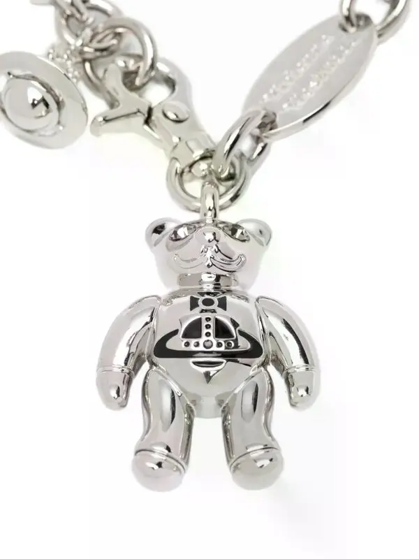 VIVIENNE WESTWOOD Teddy-bear Necklace - Silver