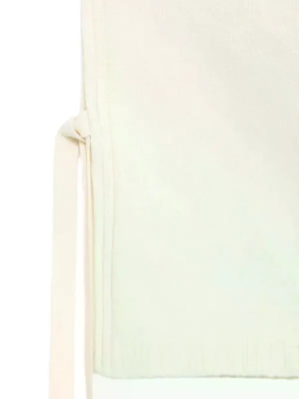 Soeur High-neck Side-tie Sweater - Neutrals