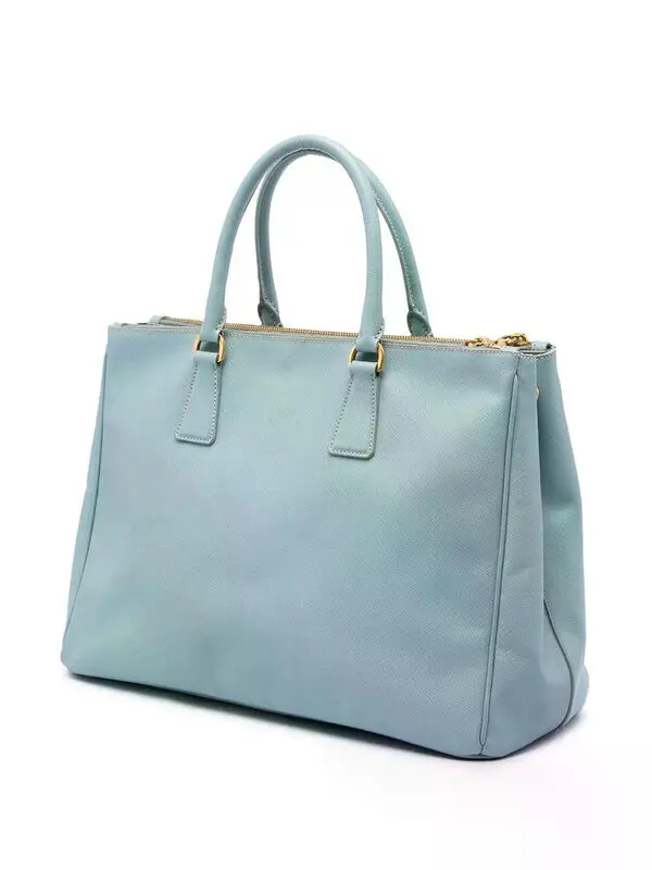 Prada 2010-2026 Large Saffiano Lux Galleria Double Zip Satchel Tote Bag