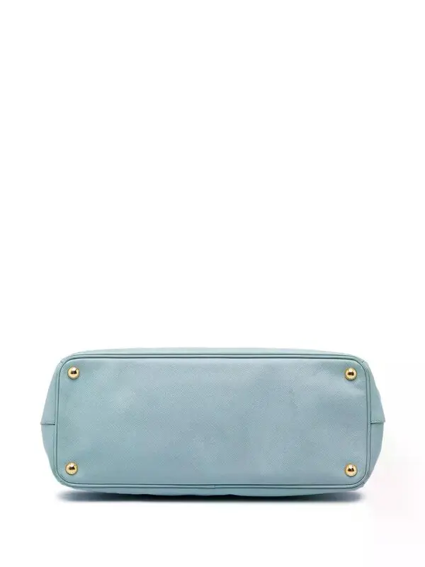Prada 2010-2026 Large Saffiano Lux Galleria Double Zip Satchel Tote Bag