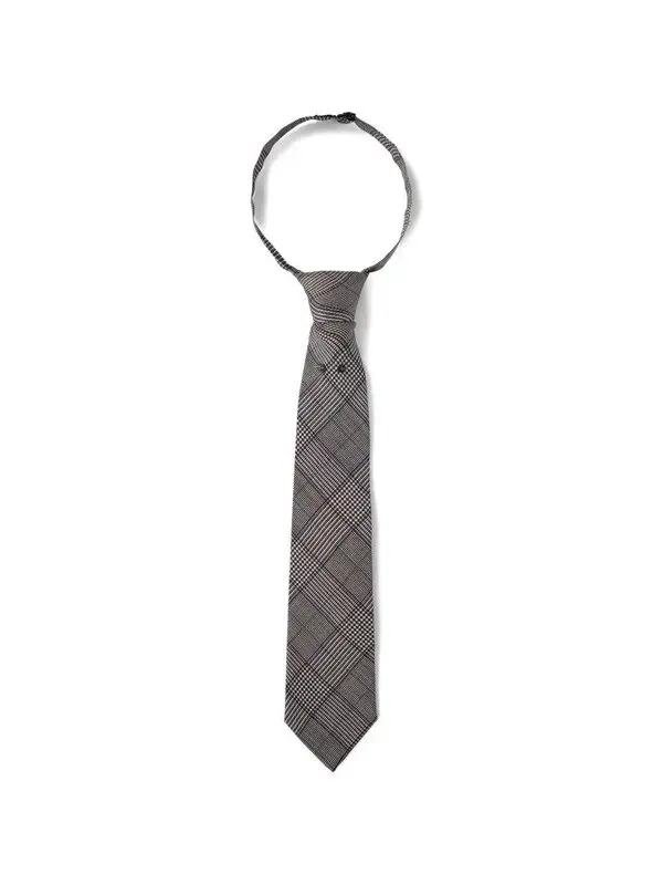 Barbara Bui Prince Of Wales Check Silk Tie