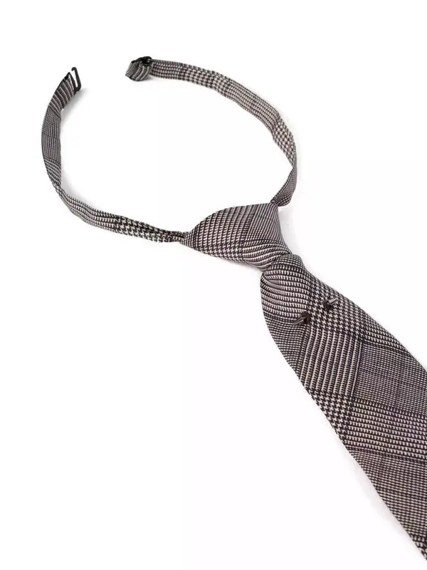 Barbara Bui Prince Of Wales Check Silk Tie