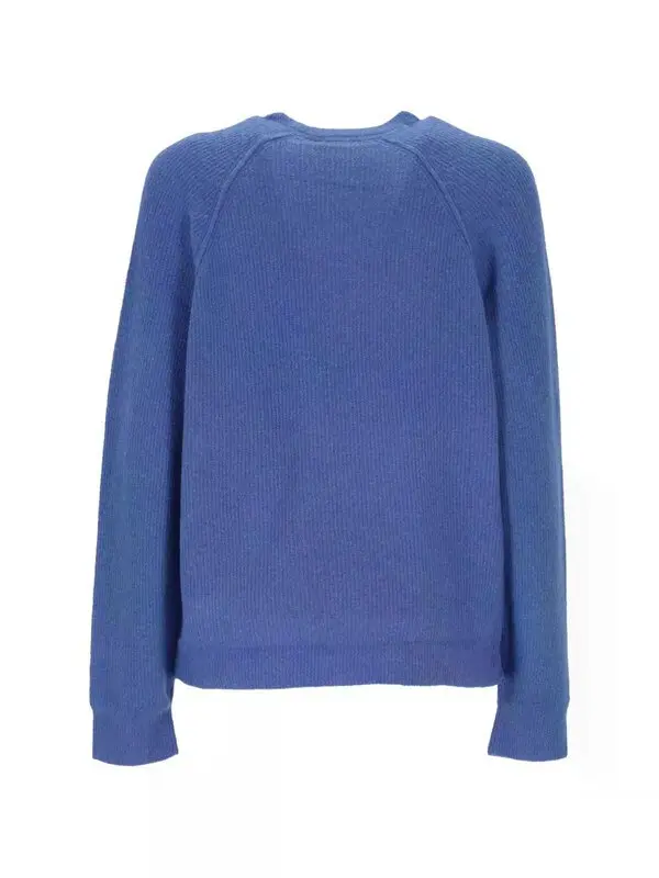 American Vintage Ribbed-knit Raglan-sleeve Sweater
