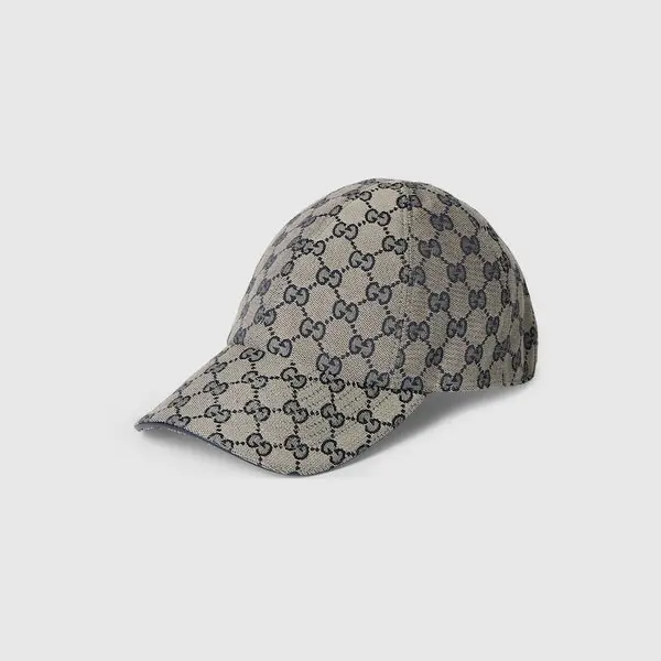 Gucci Gg Cotton Canvas Baseball Hat - Blue