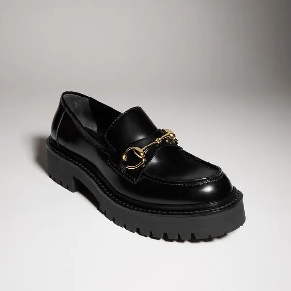Gucci Loafer With Horsebit And Lug Sole Leather