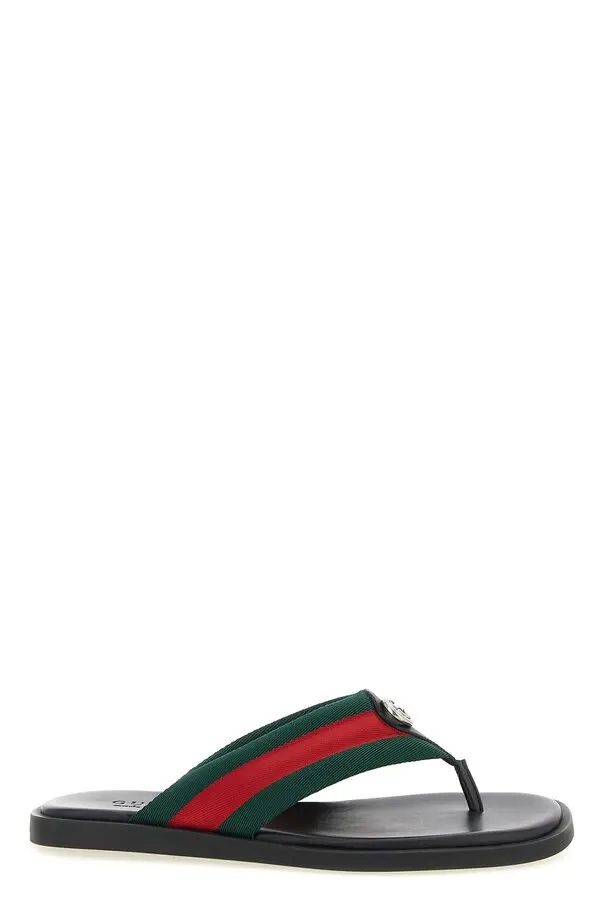 Gucci Incrocio Gg' Sandals - Multi