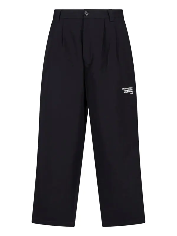 Moncler X Fragment Cotton Trousers - Black